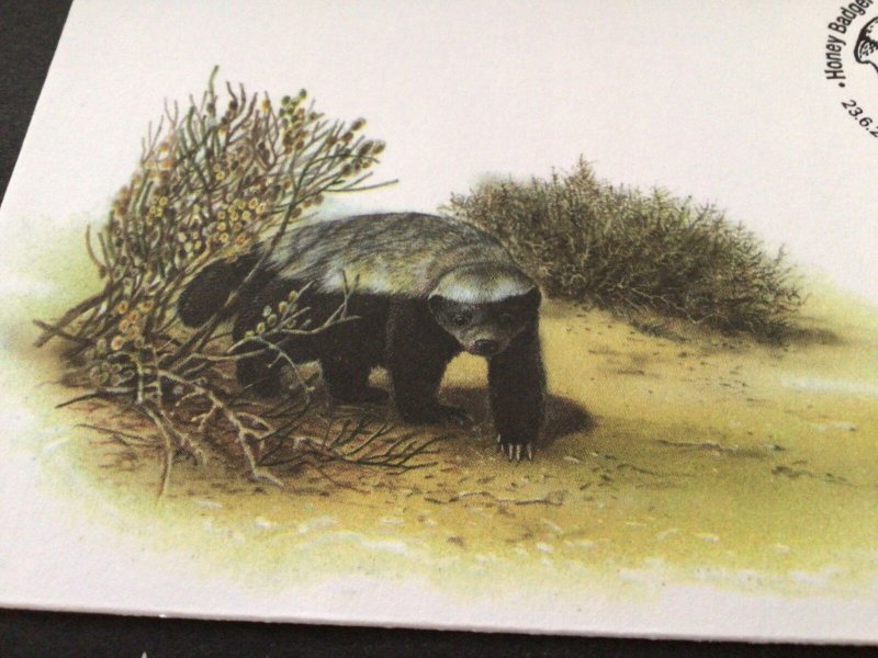 Israel 2014 Honey Badger Mellivora Capensis A. T. M. Meter Mail cover ...