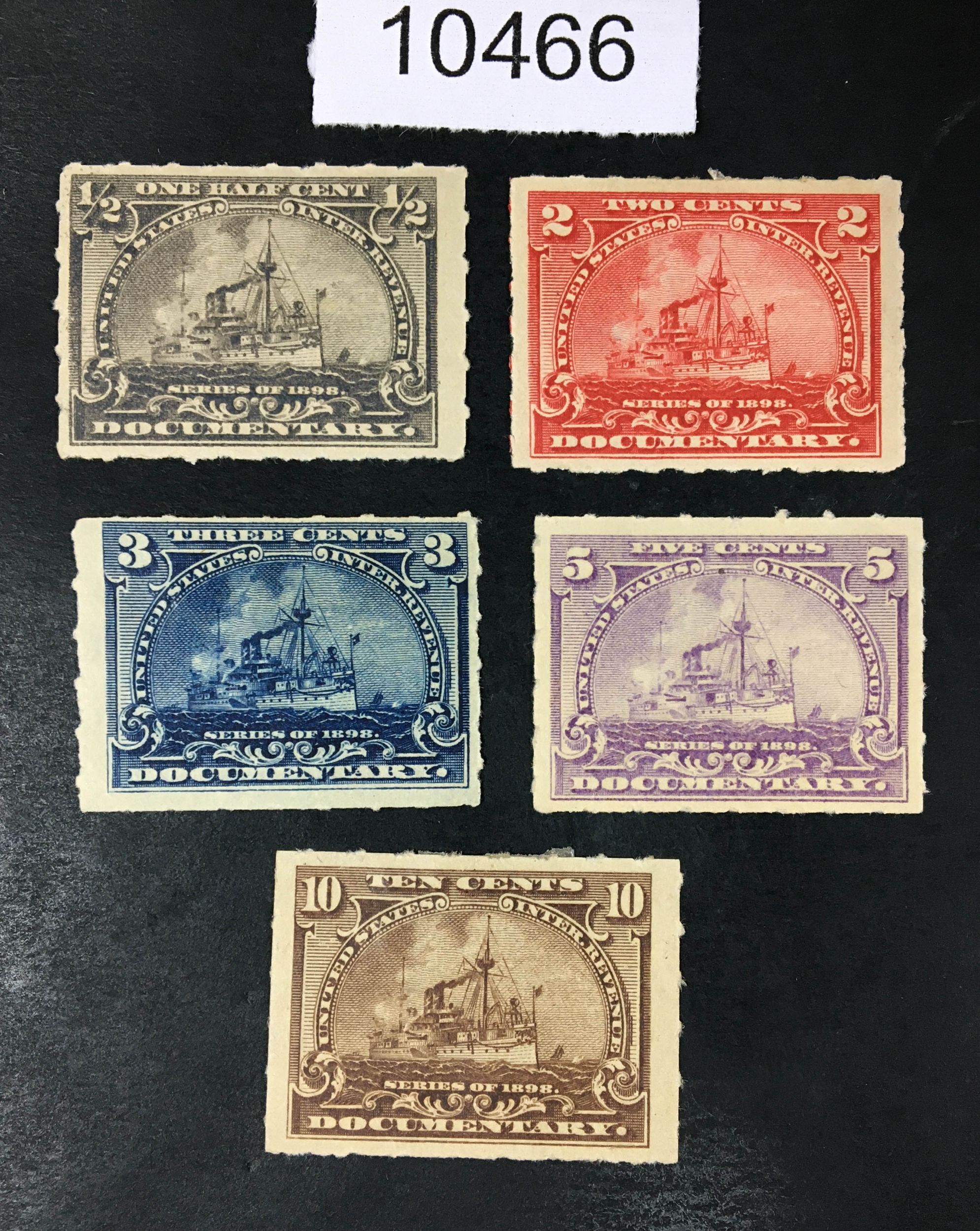 US Stamps # R162/R168 Mint OG H LOT #10466 | United States, Revenues ...