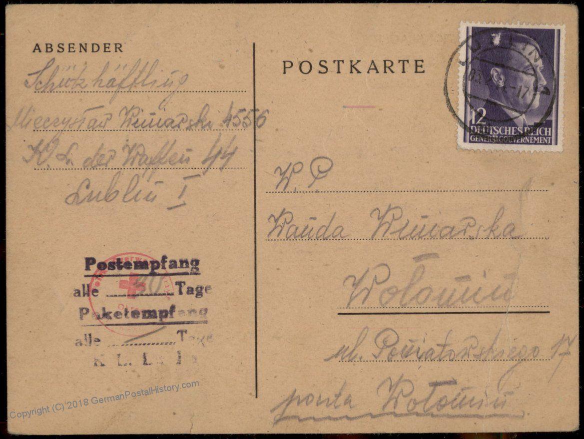 3rd Reich 1944 Concentration Camp Majdanek KL Lublin Waffen SS Inmate ...