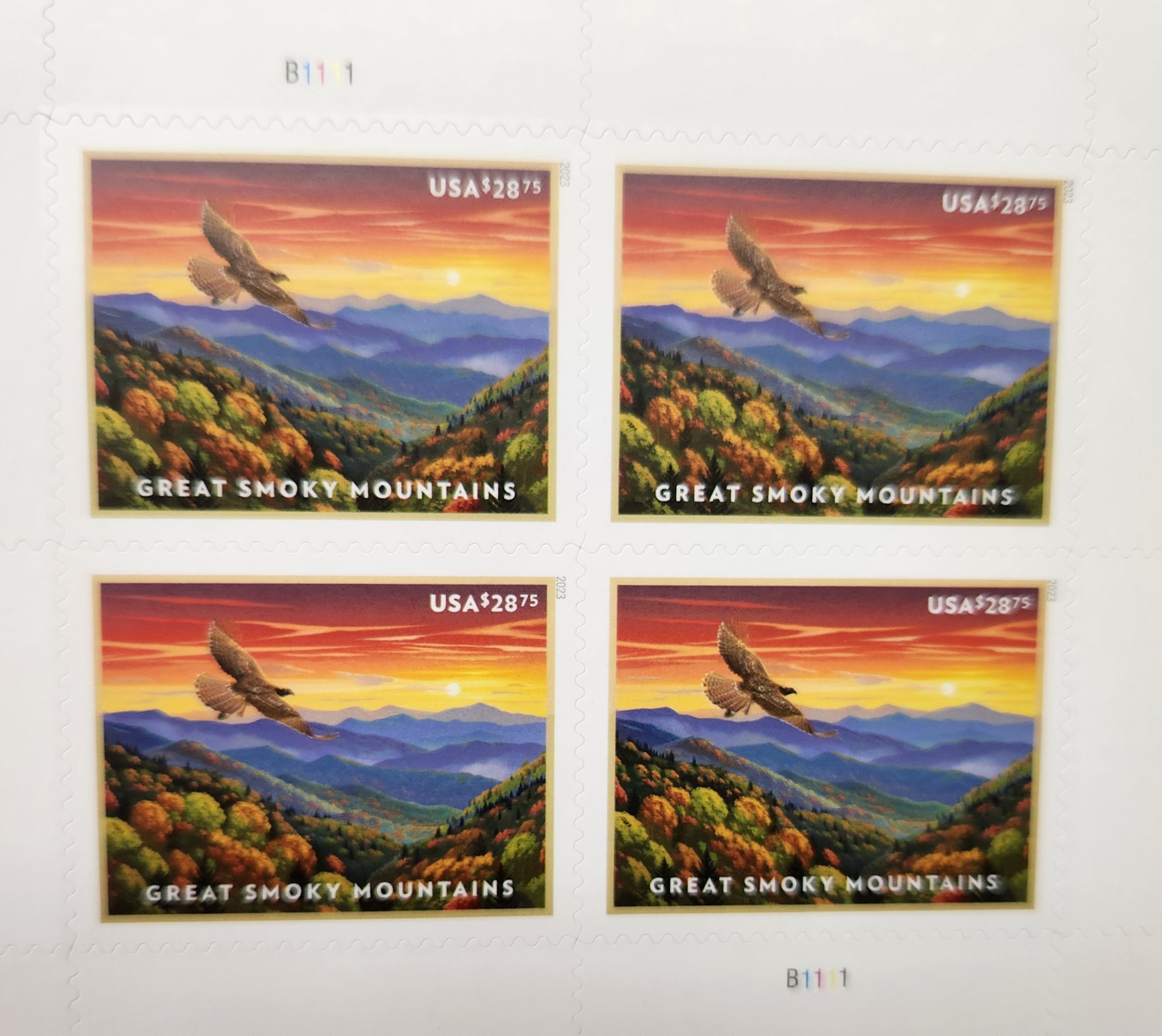Mountains Stamp, Scott # 5752 Sheet of 4 in MNH VF Free FedEx | United ...