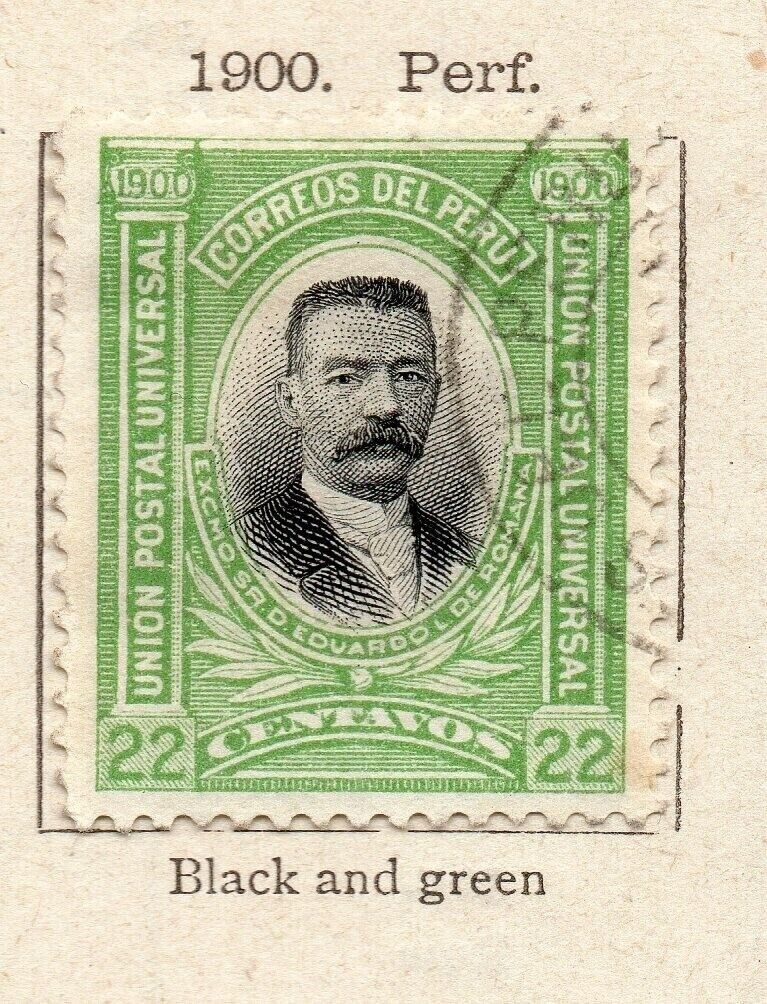 Peru 1900 Early Issue Fine Used 22c. NW-218973 | Central & South ...