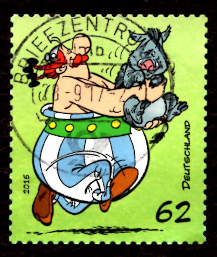 Germany 2015 Obelix Asterix, Pig Animals Cartoons Comics 62c Sc.2862b ...