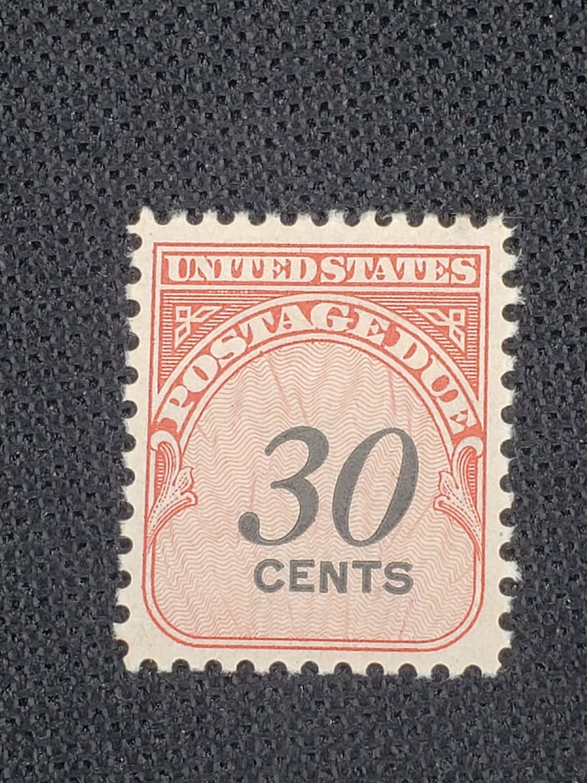 30c Carmine Rose & Black US J98 | United States, Postage Due Stamp ...