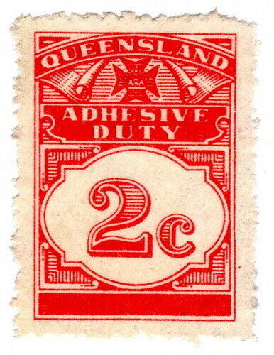 (I.B) Australia - Queensland Revenue : Adhesive Duty 2c | Australia ...