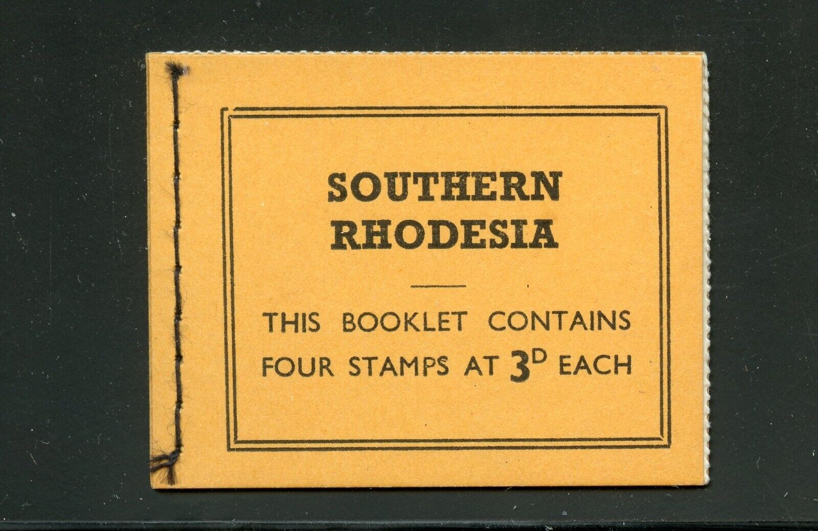 Southern Rhodesia 1964 COMPLETE UNEXPLODED Booklet of 4 x 3d Stamps ...