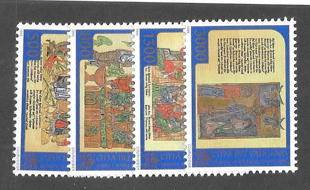 1998 Episodes of the Life of Christ Sc# 1081-84 MNH | Europe - Vatican ...