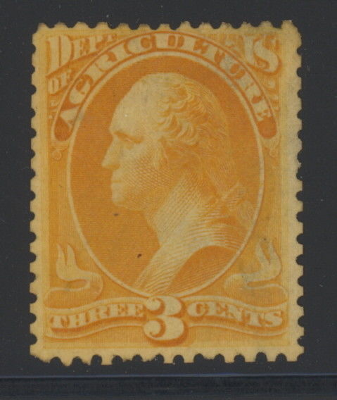 US O3 mint no gum - 3 cents Agriculture Official Stamp / HipStamp