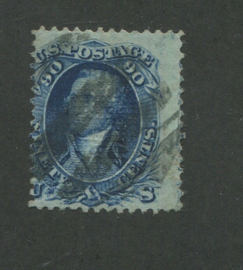 1868 United States Postage Stamp #101 Used Fine Fading Cork Cancel ...