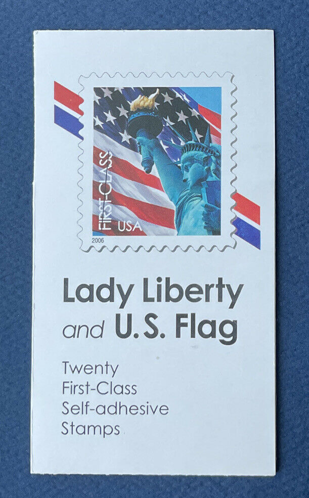 BK300 (3974) LADY LIBERTY & US FLAG Booklet of 20 US FC Stamps MNH 2005 ...