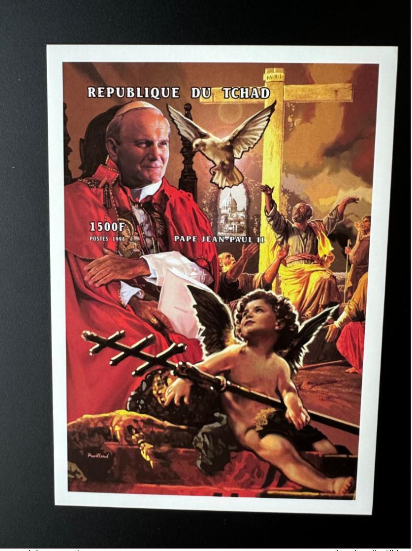 Chad 1998 Mi. Bl. 287 ND IMPERF M/S Mini Sheet Pope John Paul II Pope ...