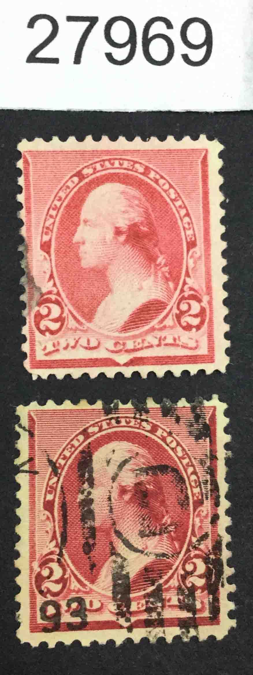 US Stamps #220,220A Used LOT #27969 | United States, General Issue ...
