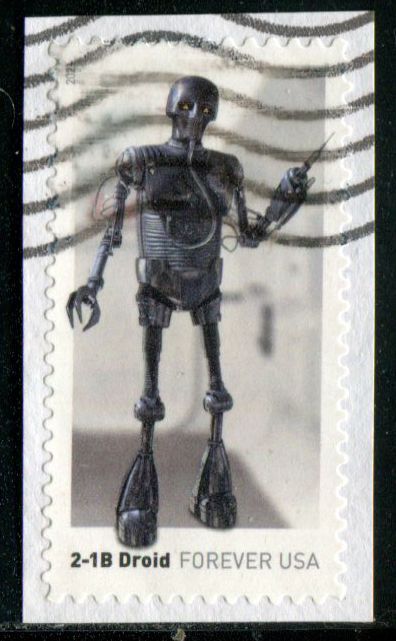 5581 US (55c) Star Wars Movie Droids SA, used on paper | United States ...