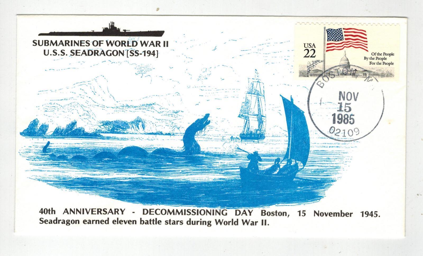 WW2 KMC Patriotic SUBMARINES OF WORLD WAR 2 USS SEADRAGON SS-194 11 ...