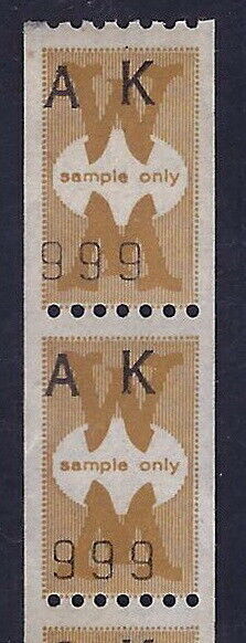 Cinderella S&H Green Stamp Test / Dummy "Sample Only" Strip of 6 Mint ...