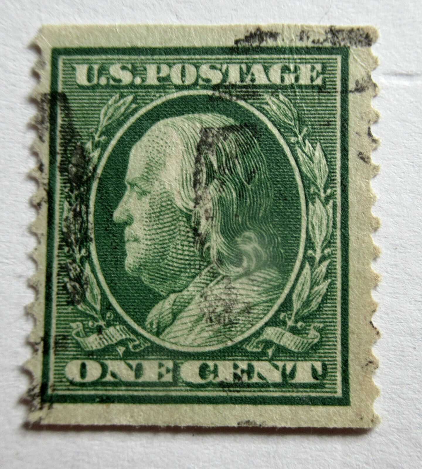 US 1910 1¢ Franklin Coil Stamp #387 Used CV $140 | United States ...