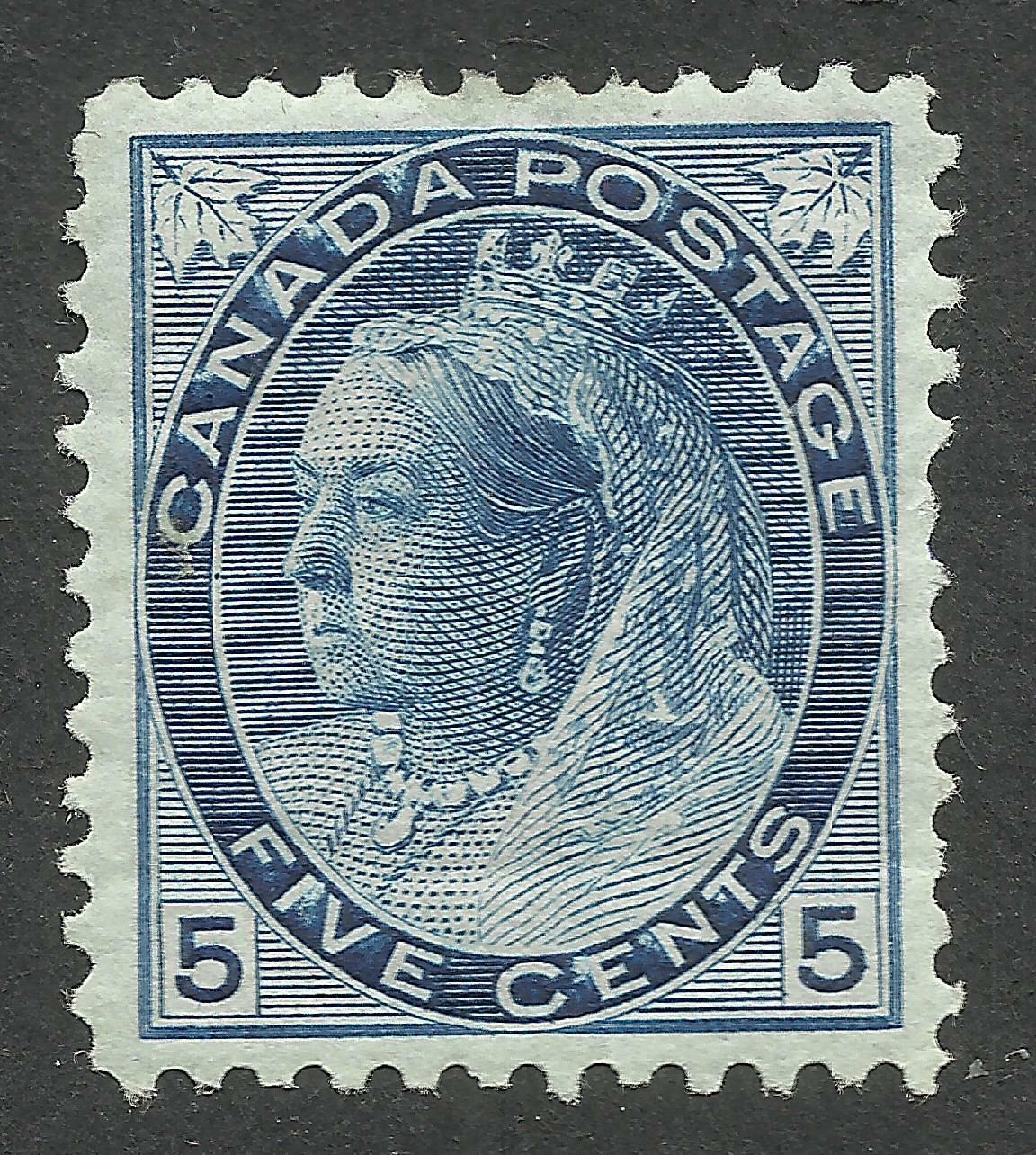 Canada 79b, 5c numeral on white paper. F-VF, lightly hinged | Canada ...