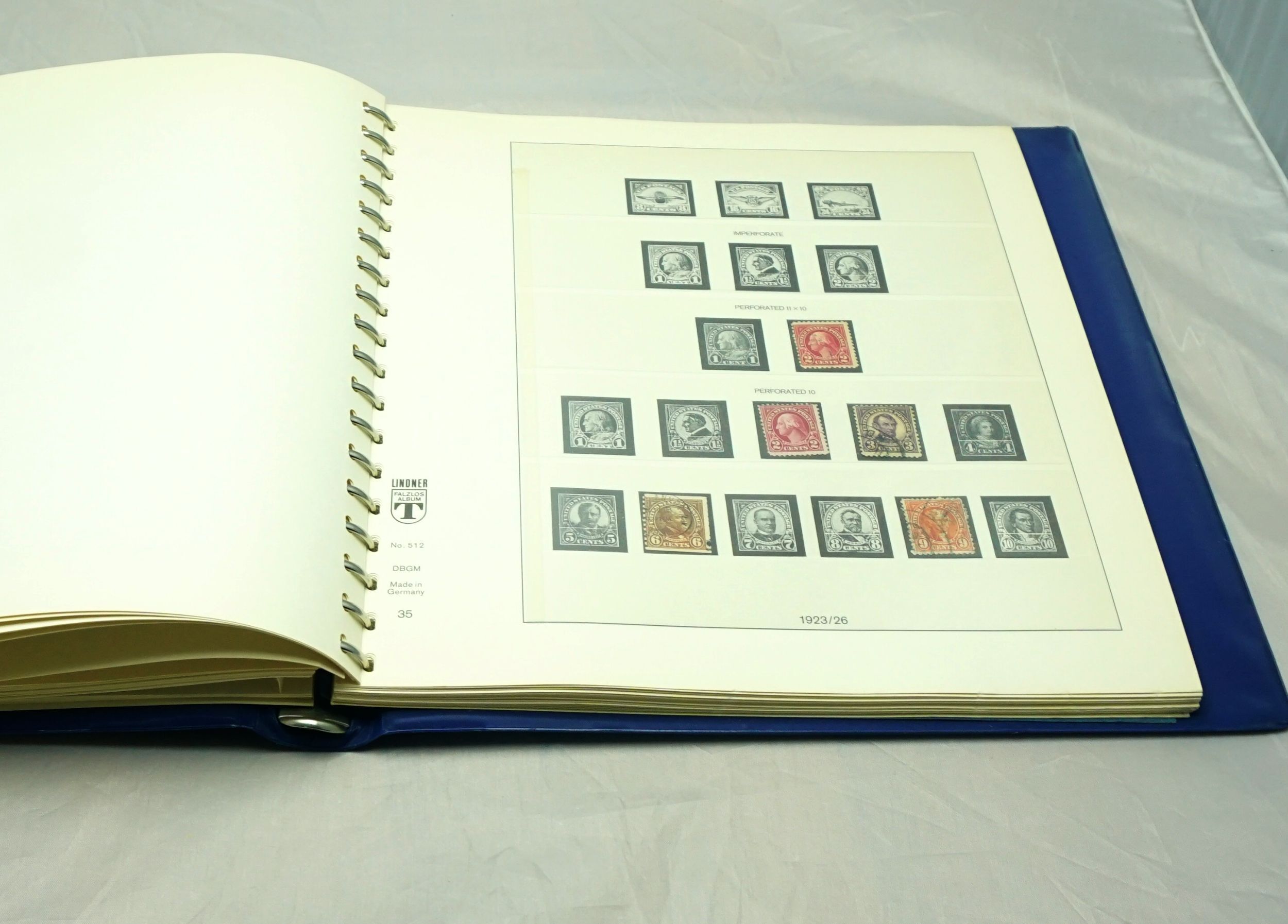 Lindner USA Postage Stamp Booklet Collection in 10 Hingeless Albums up ...