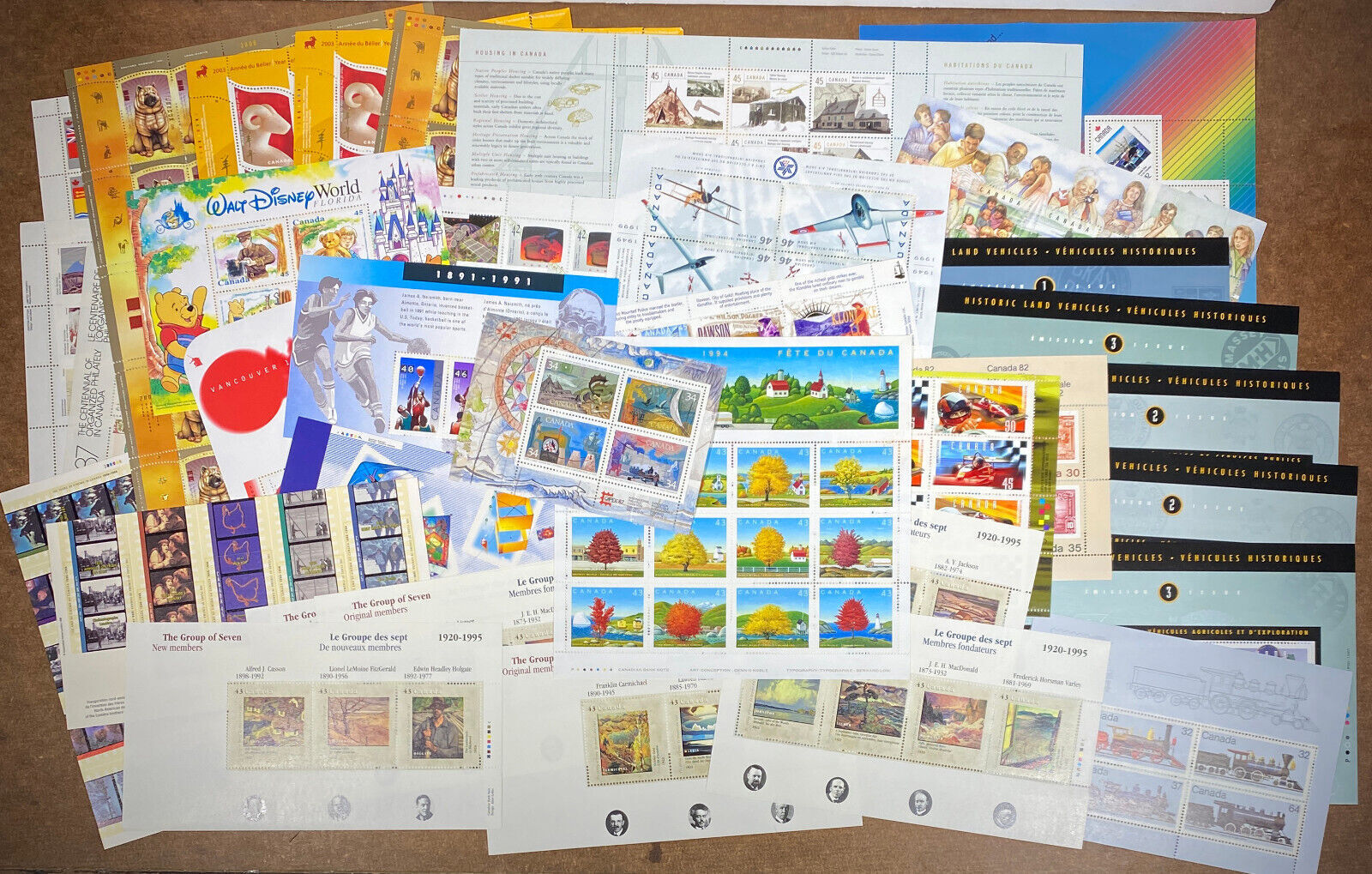 Canada Premium Pane and Postage Lot Below Face Value CDN $135.79 (53775 ...