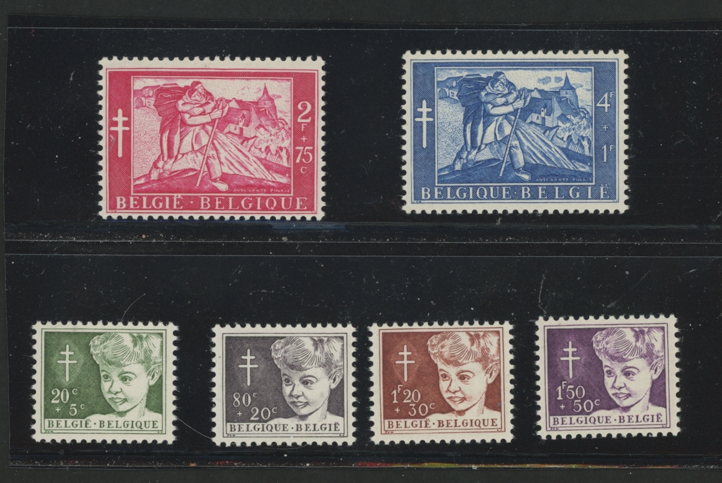 Belgium #B567-B572 Mint (NH) Single (Complete Set) | Europe - Belgium ...
