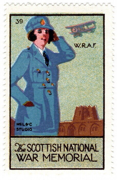 (I.B) Cinderella Collection : The Scottish War Memorial (WRAF) | Great ...