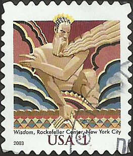 # 3766 Used Wisdom Rockefeller Center | United States, General Issue ...