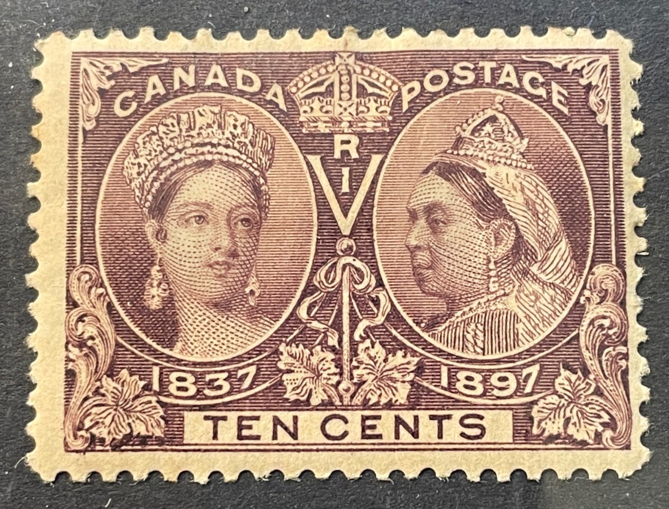 Canada, Scott 57, Mint HR, Jubilee Issue | Canada, General Issue Stamp ...