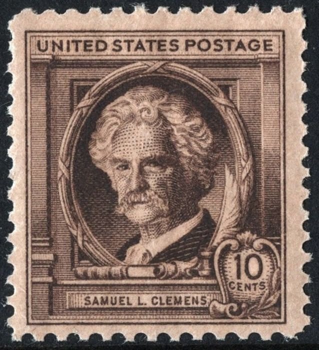 SC#863 10¢ Famous Americans: Mark Twain Single (1940) MNH | United ...