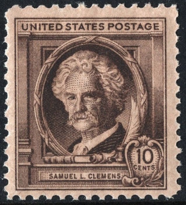 SC#863 10¢ Famous Americans: Mark Twain Single (1940) MNH | United ...