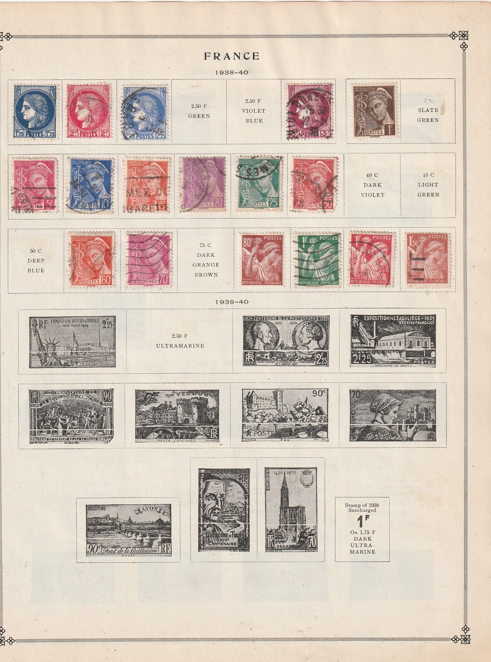 France Collection - 8 Scans. All the stamps are in the scans. | Europe ...