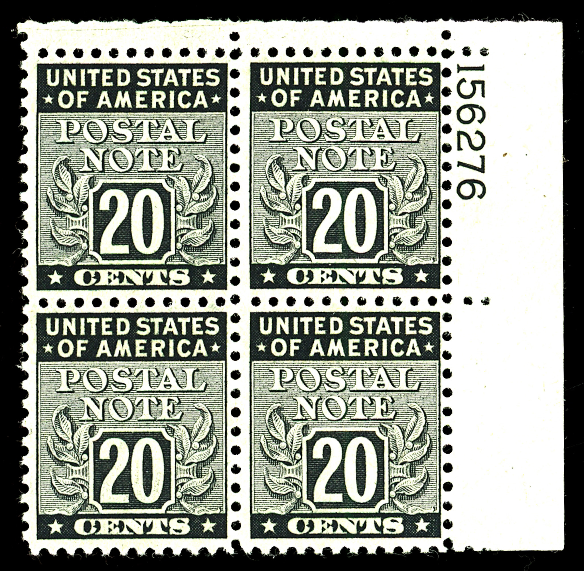 U.S. #Pn11 Mint PL# Block of 4 OG NH | United States, Back of Book ...
