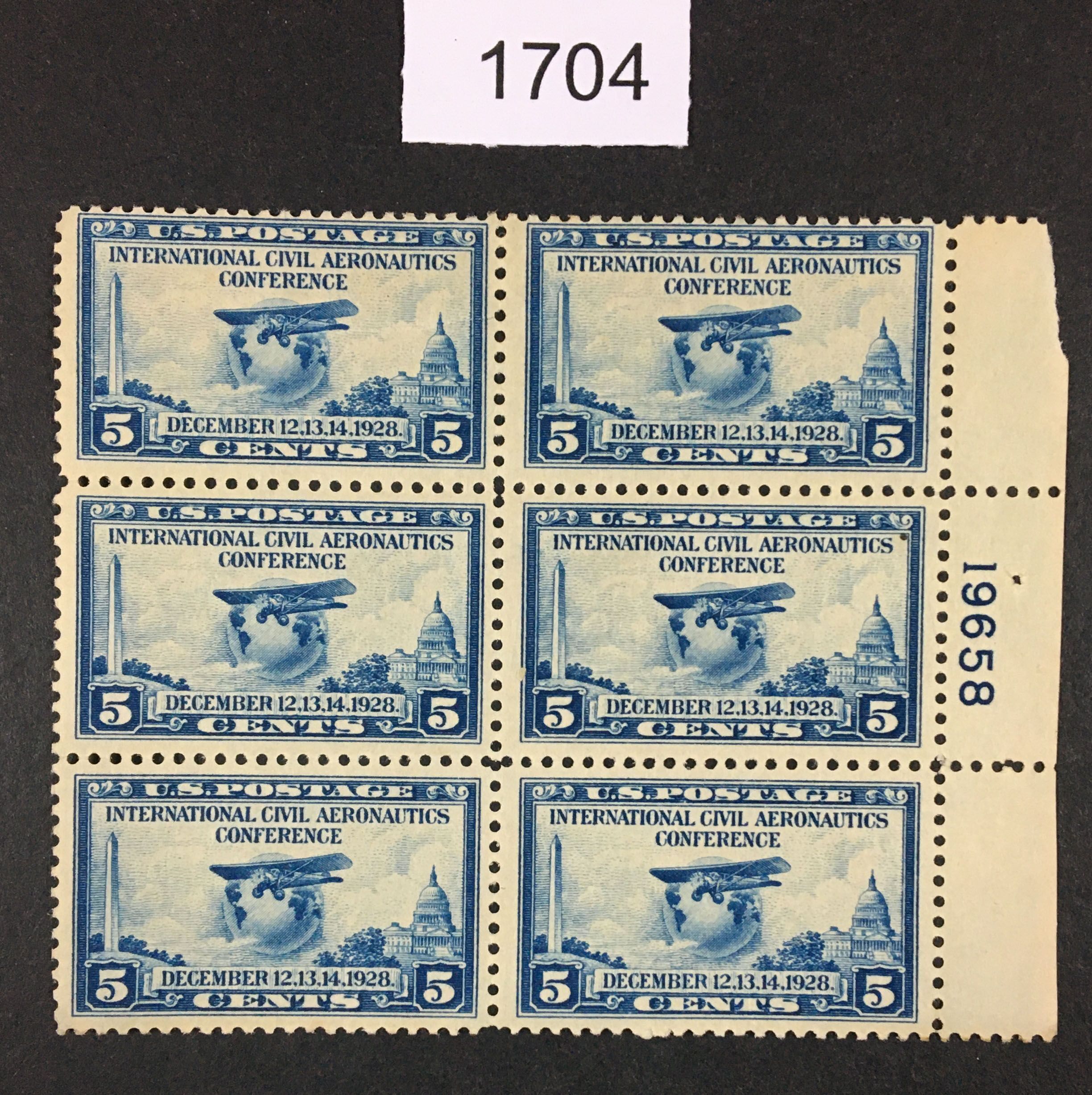 US Stamps # 650 Mint OG 1lh/5nh Plate Block LOT #F 1704 | United States ...
