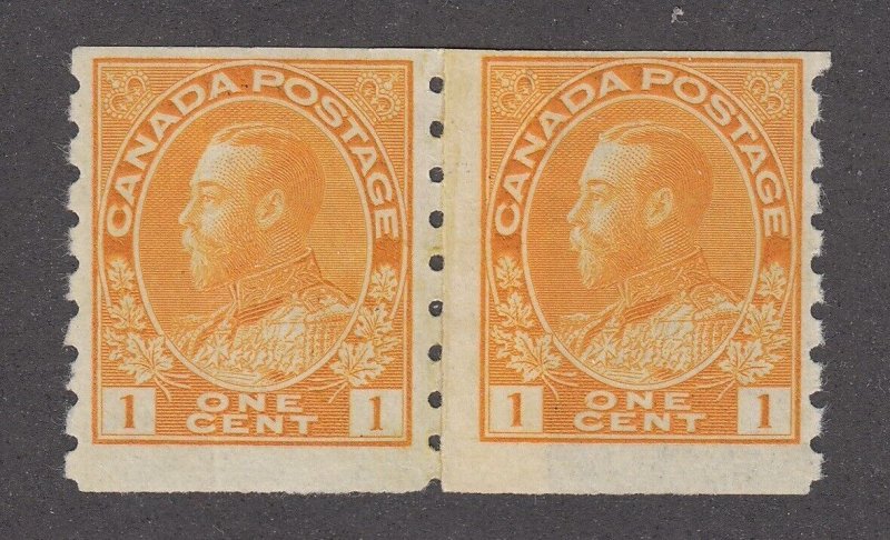 Canada #126I Mint "Admiral" Coil Stamps | Canada, General Issue Stamp ...