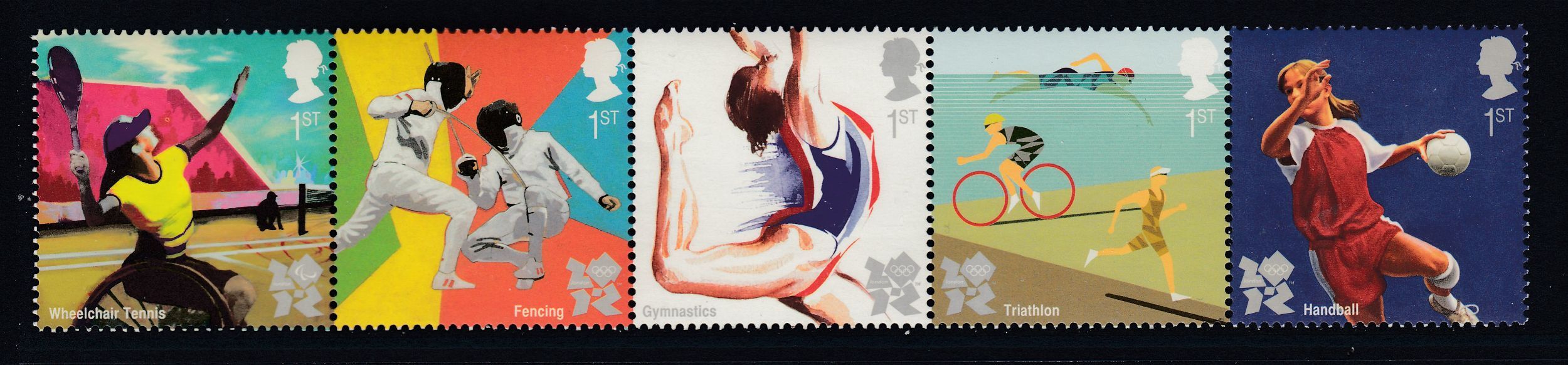 Great Britain - #2925a MNH Strip of 5 - SCV $7.50 | Great Britain ...