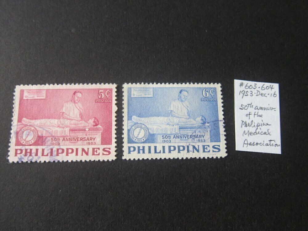 Philippines Red Cross,TB,Nurse,Doctor,Charity stamp FU | Asia ...