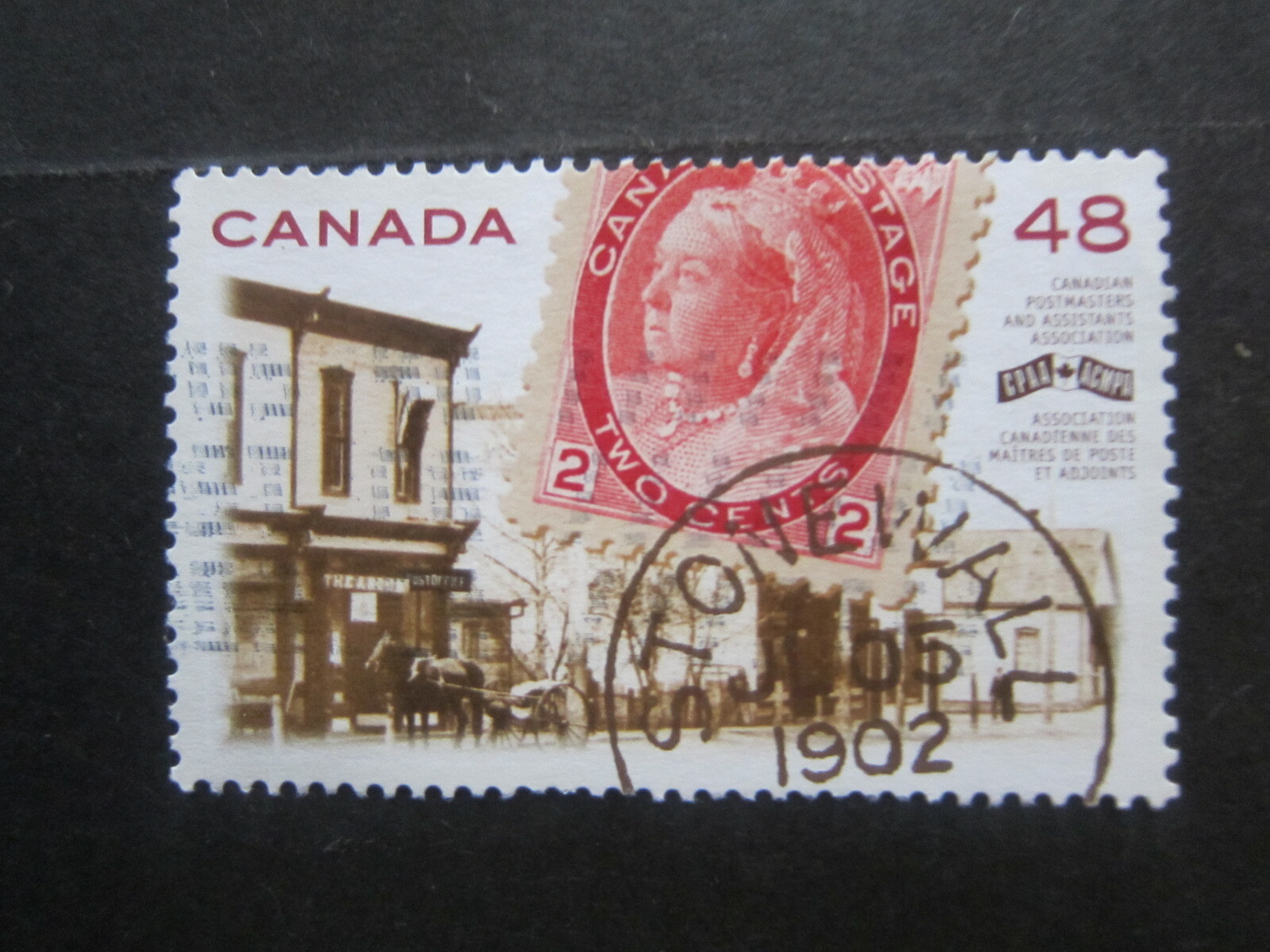Canada #1956 Canadian Postmasters Association 1902-2002 Nice stamps ...