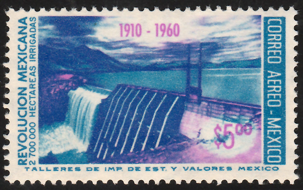 MEXICO C256, $5P 50th Anniv Mexican Revolution. MINT, NH, VF. | Central ...