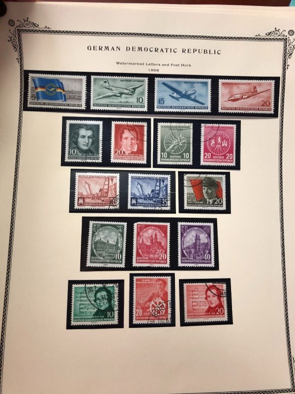 Germany – Solid DDR Collection in Pair of Scott Specialty Album ...