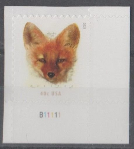 #5742, PL#B11111, L/R Single. "Red Fox - Higher value postage" MNH ...