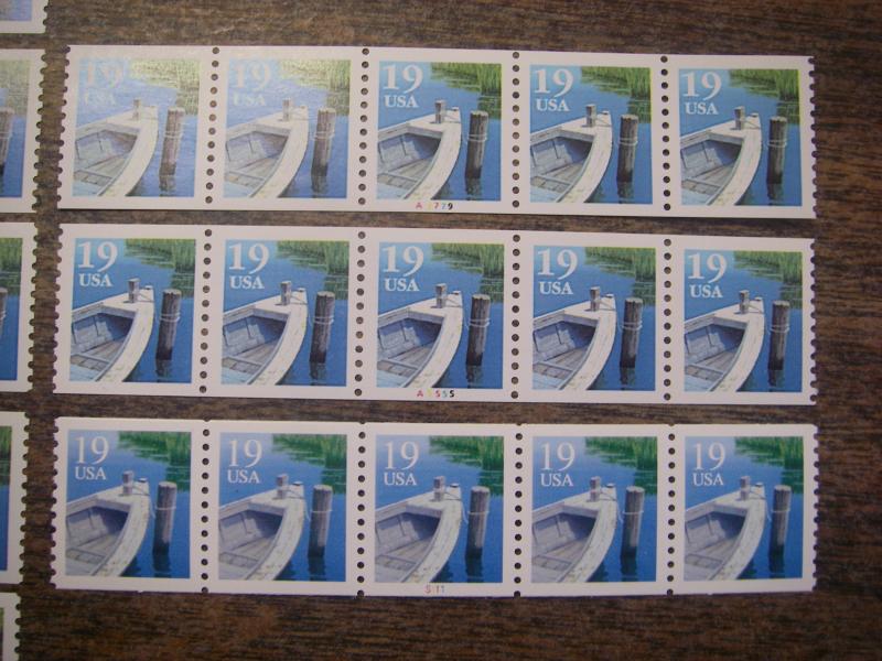 Scott 2529, a, b, C, 19c Fishing Boat, 13 PNC5s, MNH COMPLETE Set, CV ...