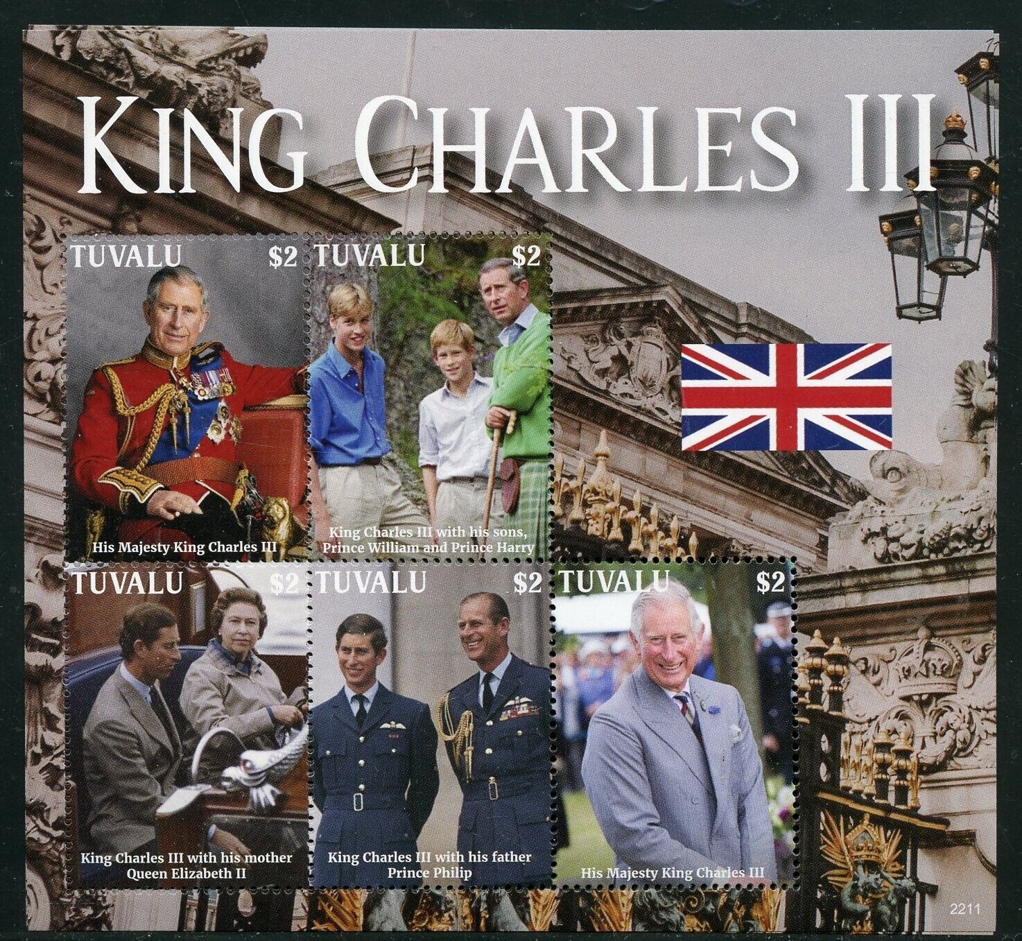 Tuvalu 2023 King Charles III Sheet Mint Never Hinged | Australia ...