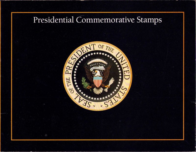 1986 Presidential Commemorative Folio Set of 4 President Stamps Sheets ...