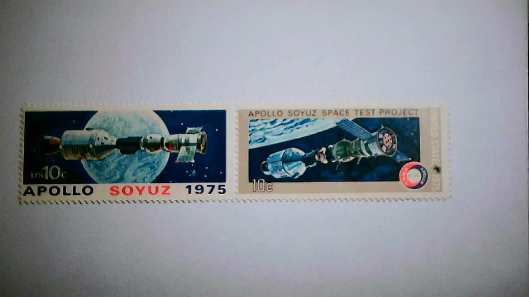 1975 Apollo Soyuz Pair Scott# 1569 Scott# 1570 | United States, General ...