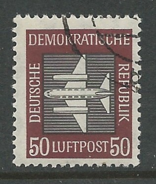 Germany-DDR # C4 Airplane - 50pf. (1) Used CTO | Europe - Germany ...
