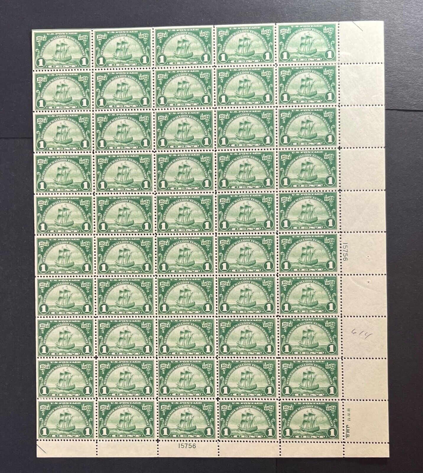 US Stamps #614-616 Full Sheets Mint OG NH CAT $2,300 LOT #81879-6 ...