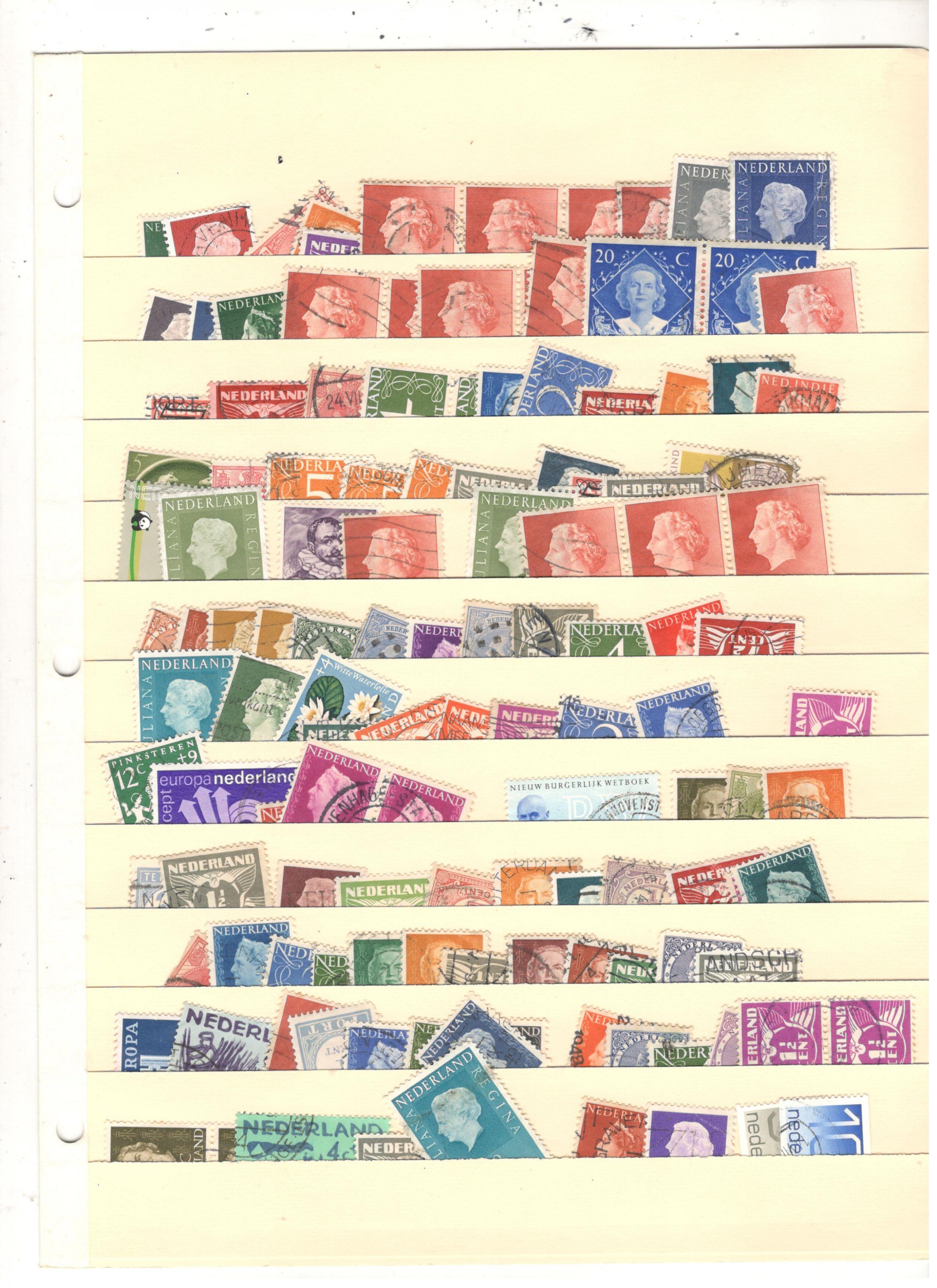Netherlands Collection on Stock Sheet Mint/Used | Europe - Netherlands ...