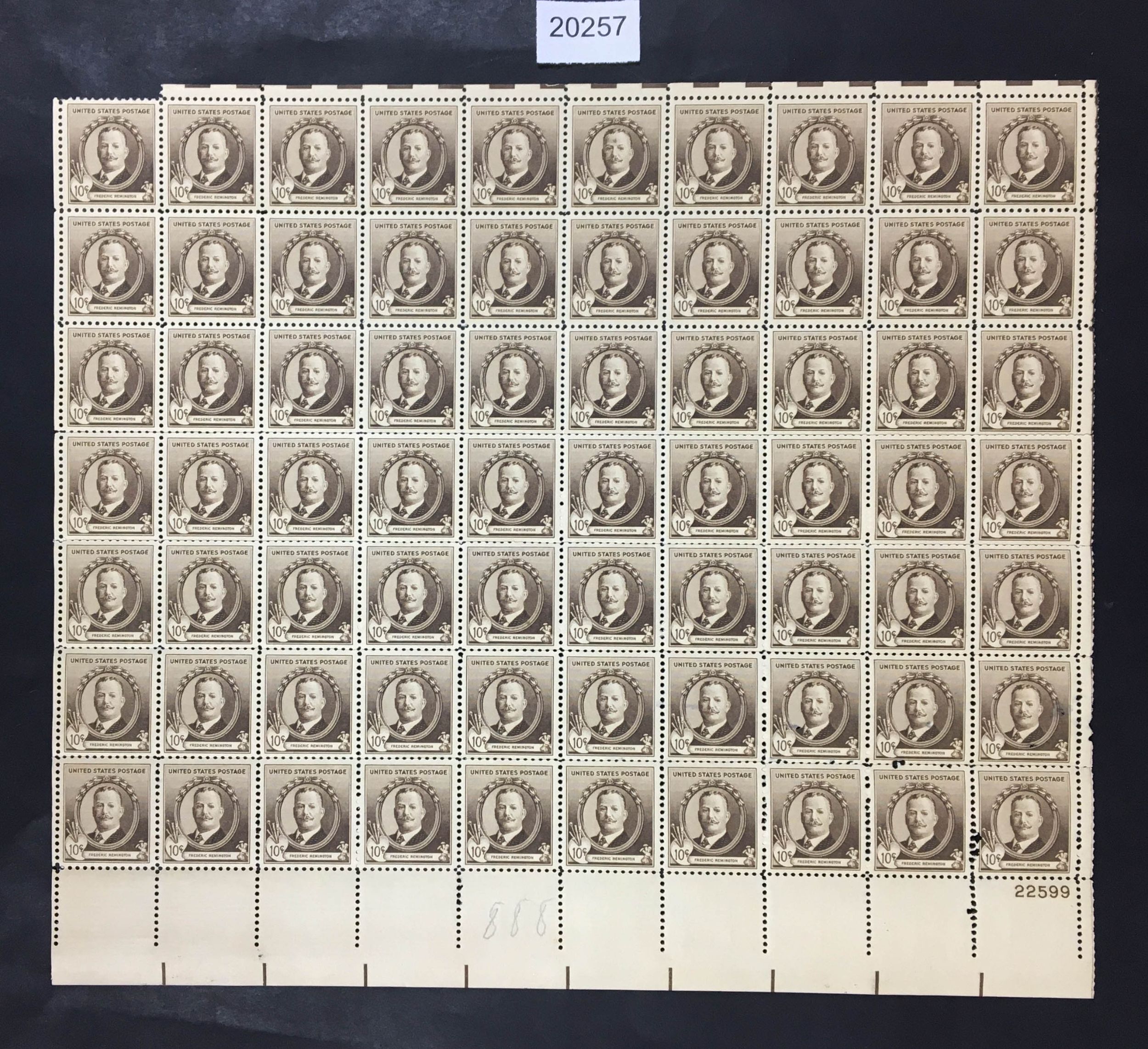 US Stamps # 888 Full Sheet of 70 Mint OG NH LOT #20257 | United States ...