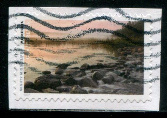 5698a US (58c) Mighty Mississippi SA, used on paper | United States ...