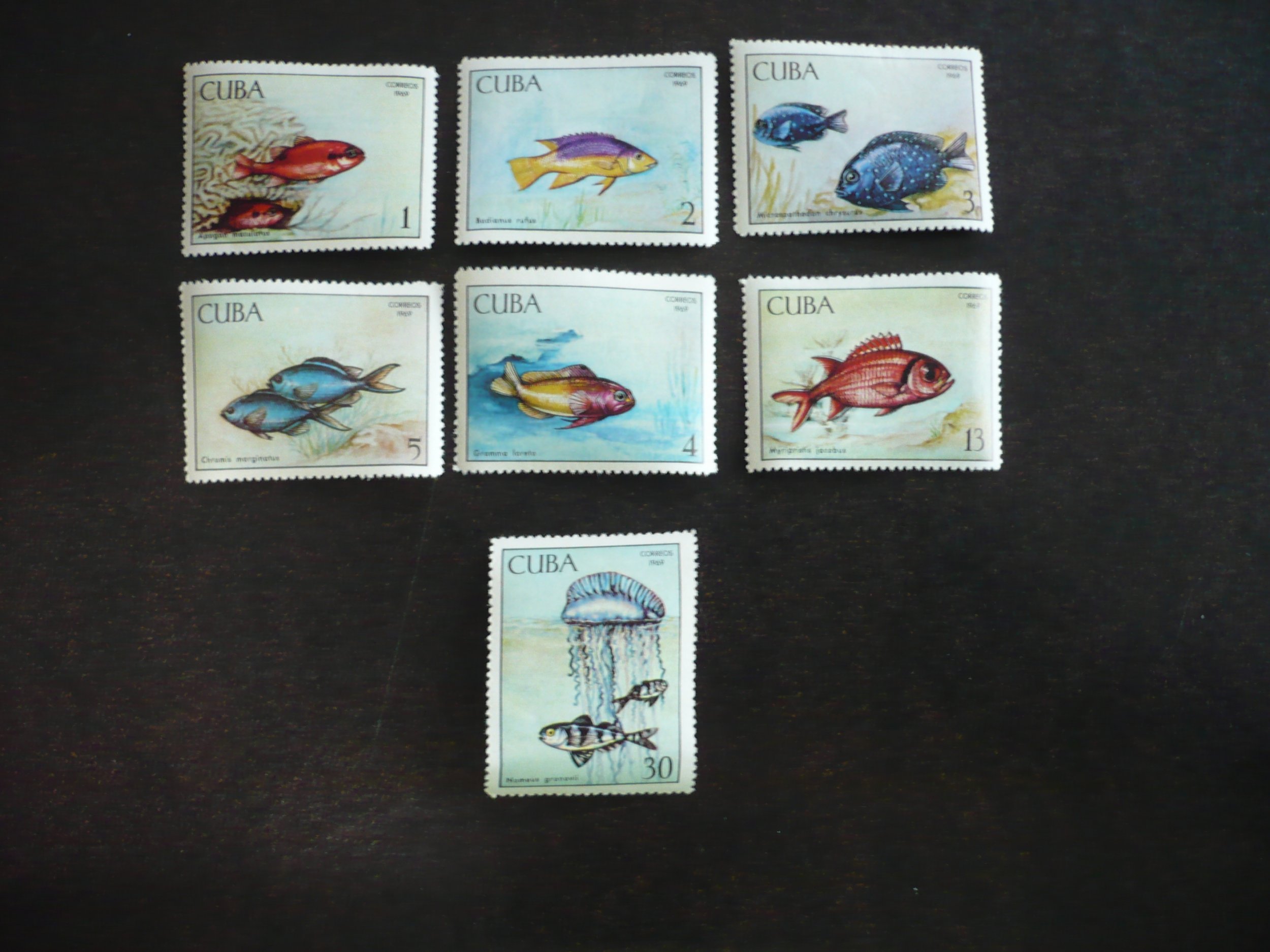 Stamps - Cuba - Scott# 1414-1420 - Mint Hinged Set of 7 Stamps ...