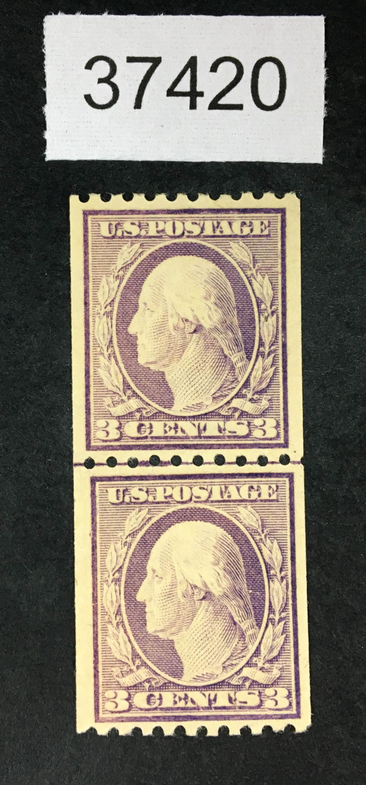 US Stamps # 489 Line Pair Mint OG NH $70 LOT #37420 | United States ...