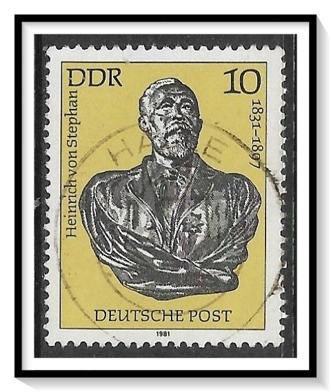 Germany DDR #2157 Heinrich von Stephan Used | Europe - Germany ...